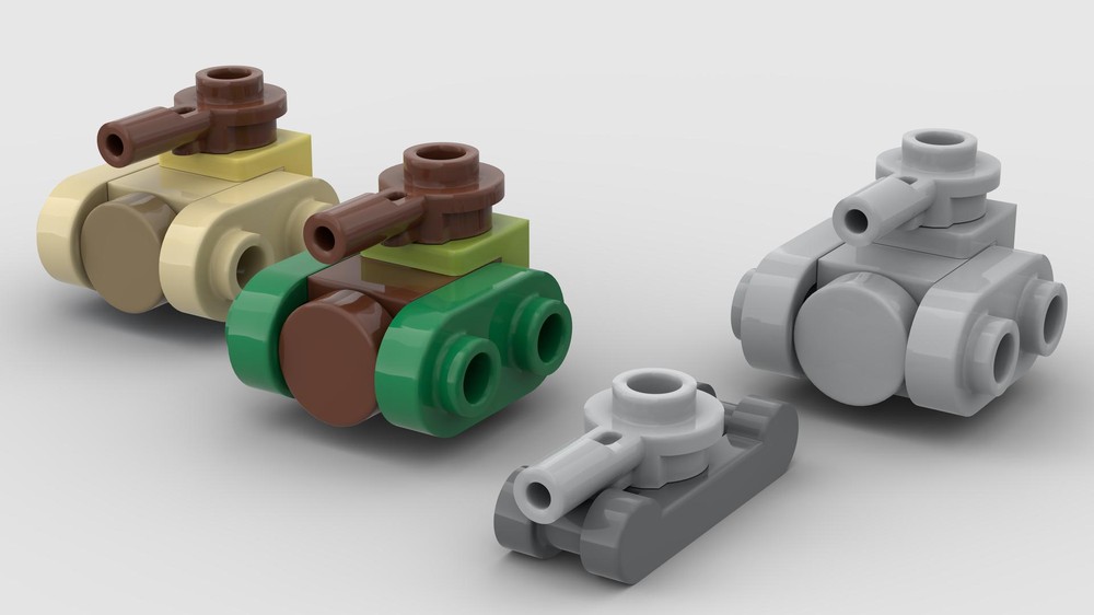 LEGO MOC-104235 Nano Tanks 2 (featuring the world's smallest buildable ...