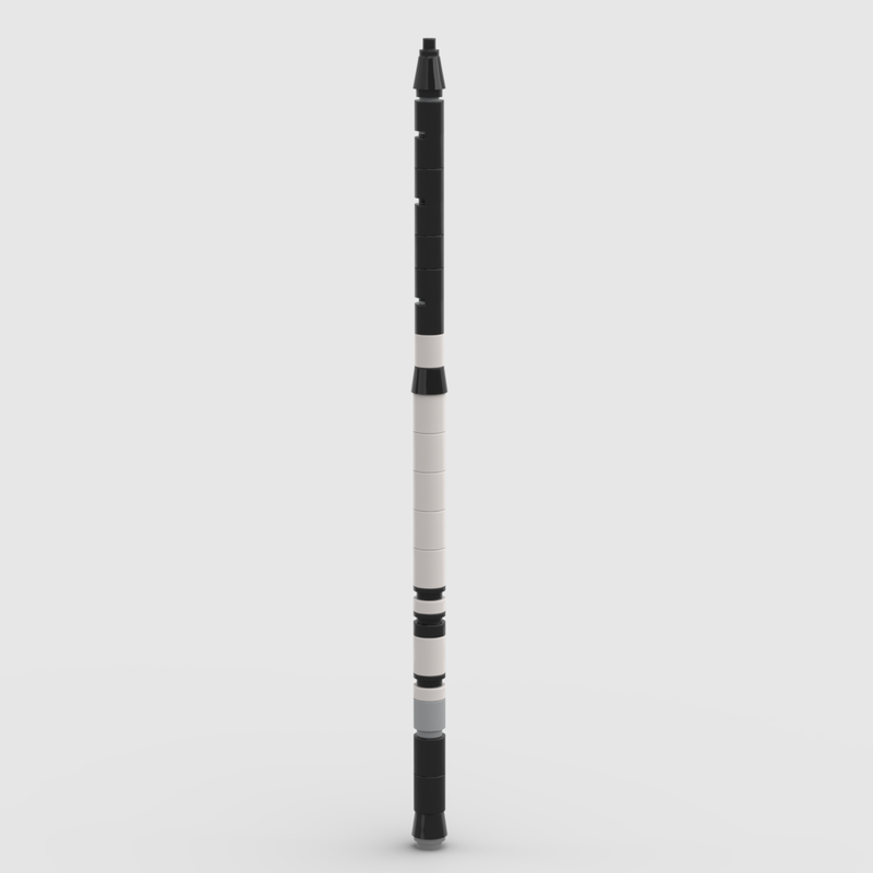 LEGO MOC 1:110 Vanguard rocket by alekru | Rebrickable - Build with LEGO