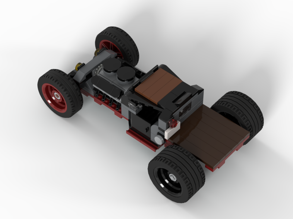 LEGO MOC Rat Rod V8 by GasPanda | Rebrickable - Build with LEGO