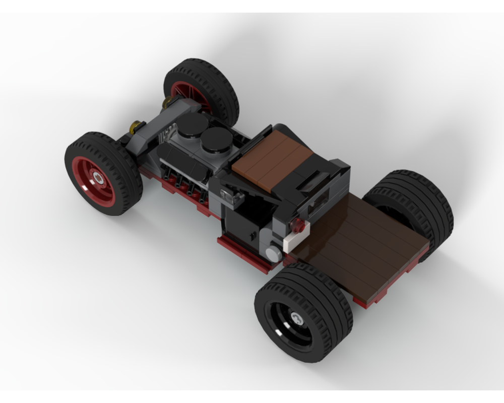 LEGO MOC Rat Rod V8 by GasPanda | Rebrickable - Build with LEGO