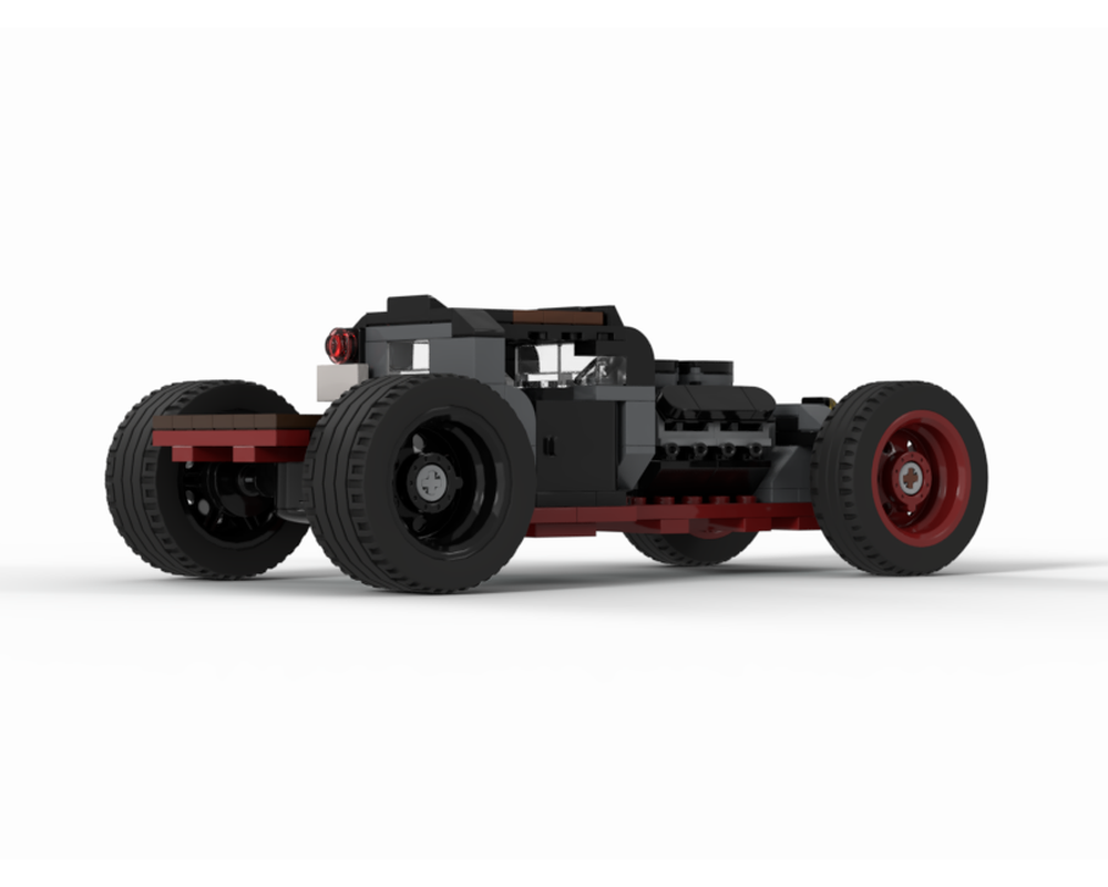 Lego Moc Rat Rod V8 By Gaspanda Rebrickable Build With Lego