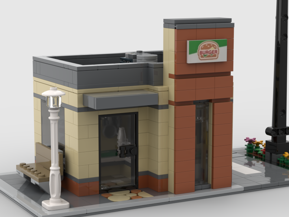 LEGO MOC Fast Food Restaurant with Drive-Thru! by Rich_Herbert ...