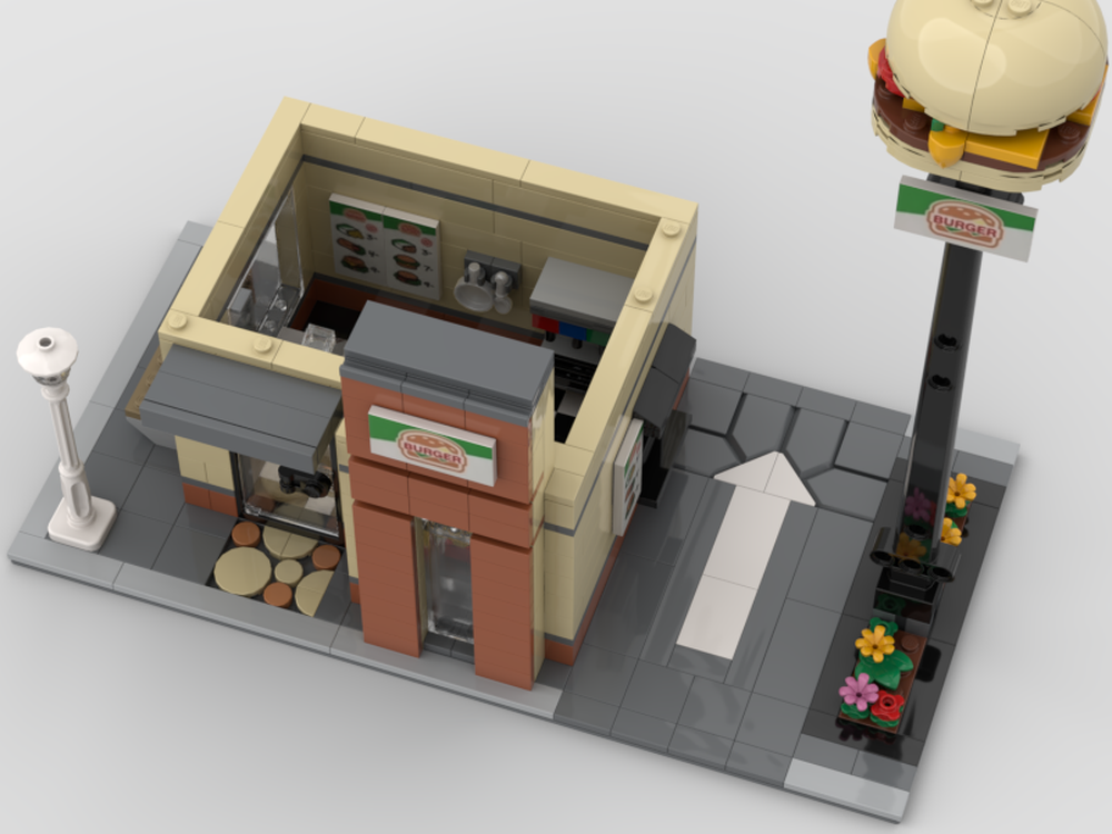 LEGO MOC Fast Food Restaurant with Drive-Thru! by Rich_Herbert ...