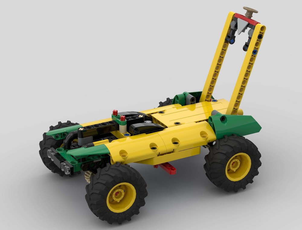 LEGO MOC 42136 Lawn Mower by LegoLounge | Rebrickable - Build with LEGO