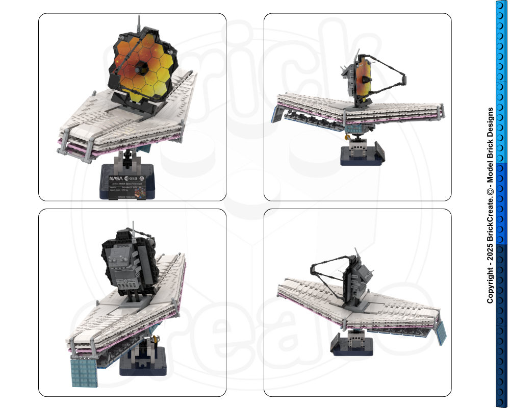 LEGO MOC James Webb Space Telescope (JWST) by BrickCreate | Rebrickable ...
