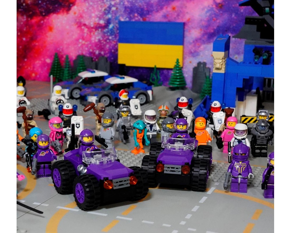 LEGO MOC Purple Space Buggy by pieterbl | Rebrickable - Build with LEGO