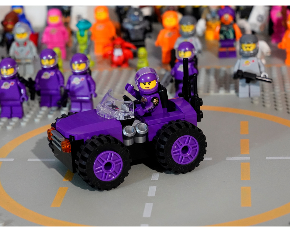 LEGO MOC Purple Space Buggy by pieterbl | Rebrickable - Build with LEGO