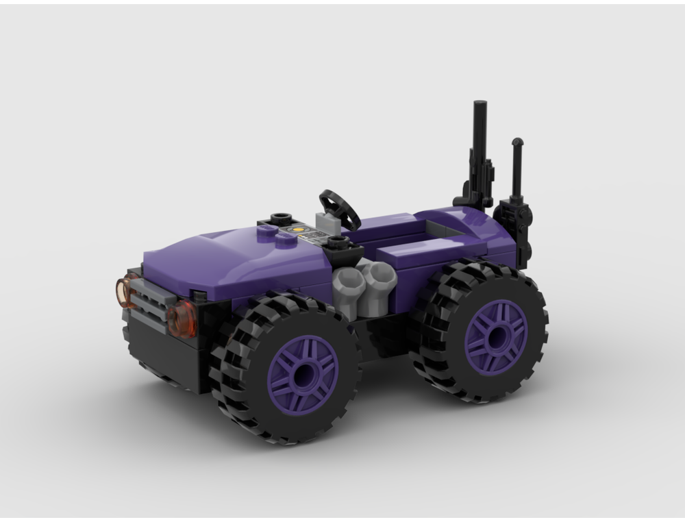 LEGO MOC Purple Space Buggy by pieterbl | Rebrickable - Build with LEGO