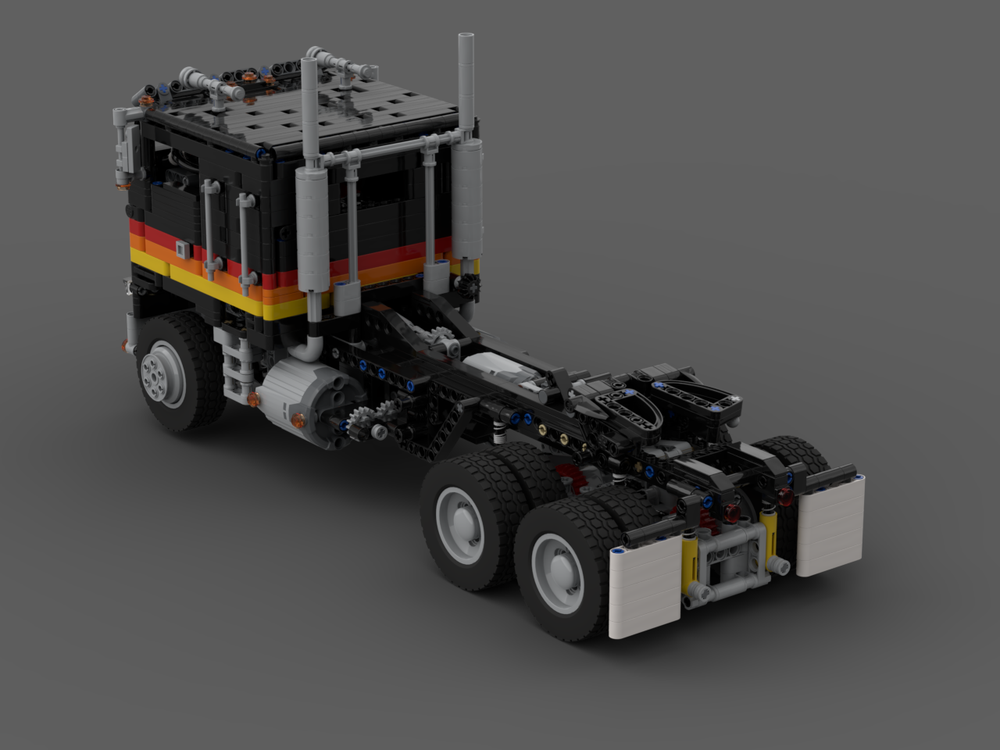 LEGO MOC Freightliner FLA Cabover by Mani91 | Rebrickable - Build with LEGO