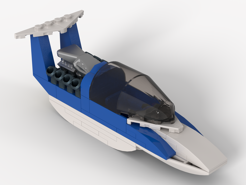 LEGO MOC race boat by lottiesbricks | Rebrickable - Build with LEGO