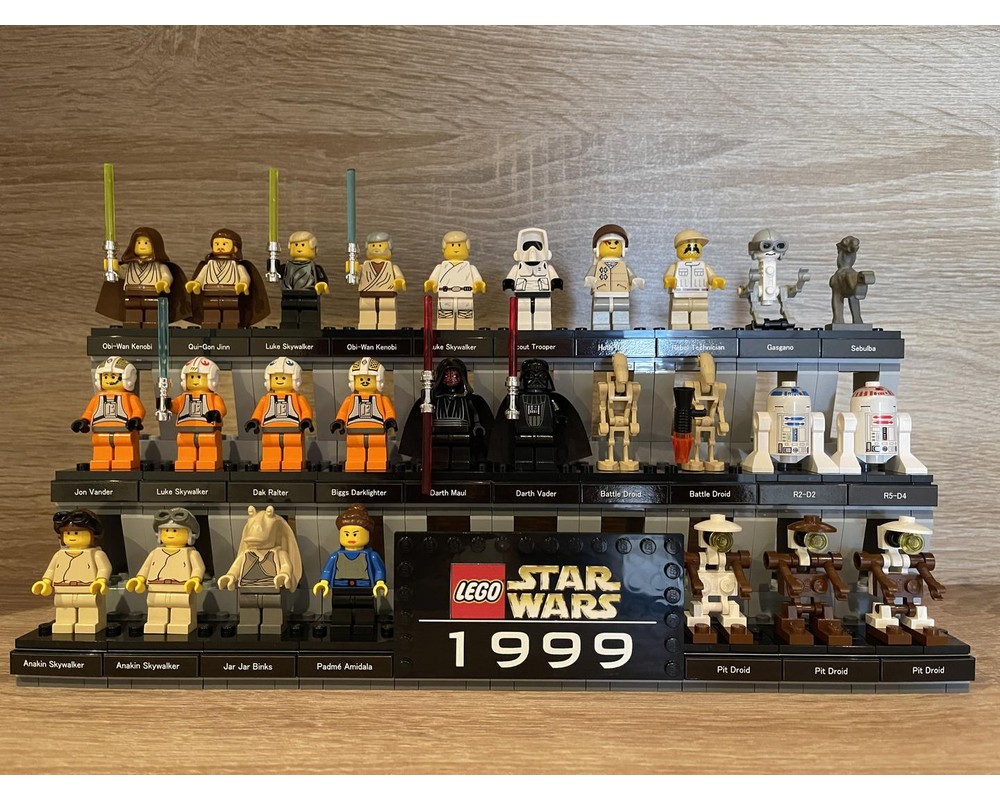LEGO MOC Minifigures Modular Display by SchieBeats | Rebrickable ...