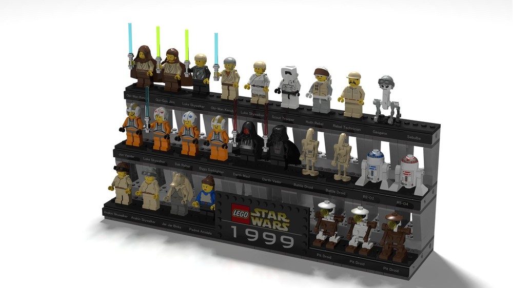 LEGO MOC Minifigures Modular Display by SchieBeats | Rebrickable ...