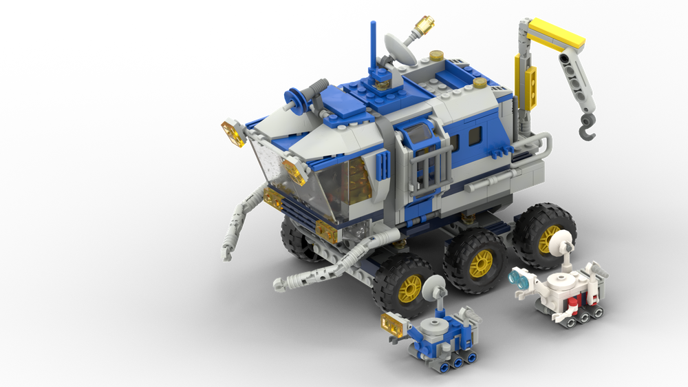 LEGO MOC Classic Space Rover by wirresdenken | Rebrickable - Build with ...