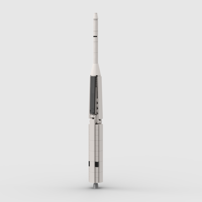LEGO MOC 1:110 Thor-Delta Rocket by alekru | Rebrickable - Build with LEGO
