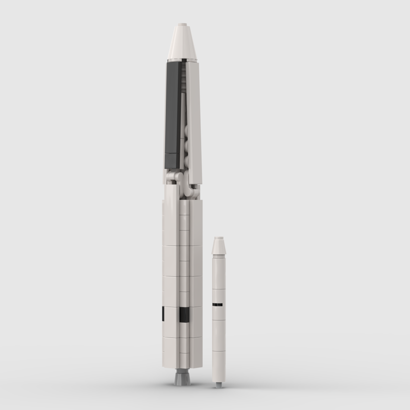 LEGO MOC 1:110 Thor-Delta Rocket by alekru | Rebrickable - Build with LEGO