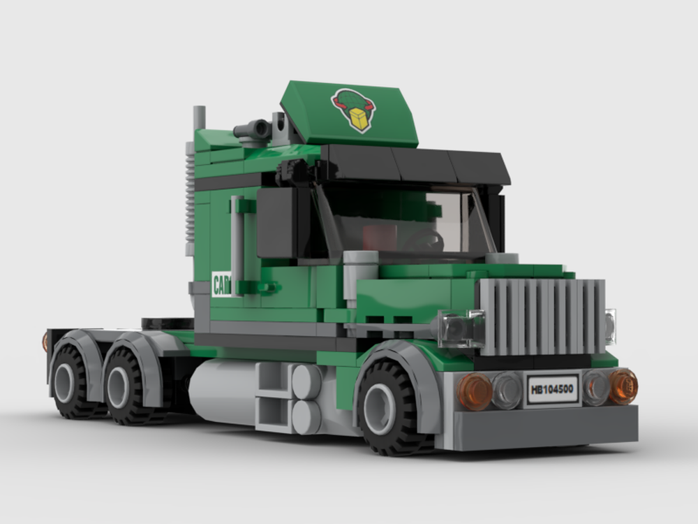 Lego Moc Cargo Truck And Flatbed Trailer By Haulingbricks Rebrickable