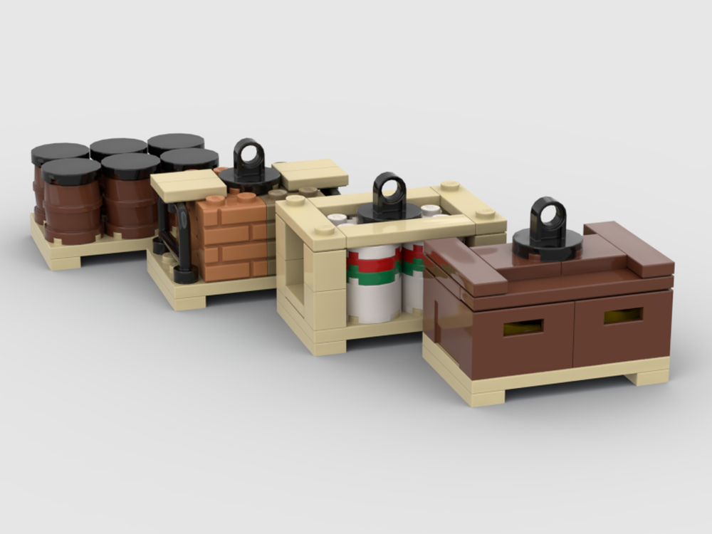 Lego Moc Cargo Truck And Flatbed Trailer By Haulingbricks Rebrickable