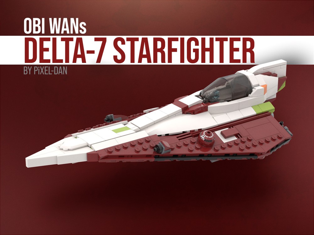 LEGO MOC PiXEL-DANs Obi-Wan's DELTA-7 Starfighter by PiXEL-DAN ...