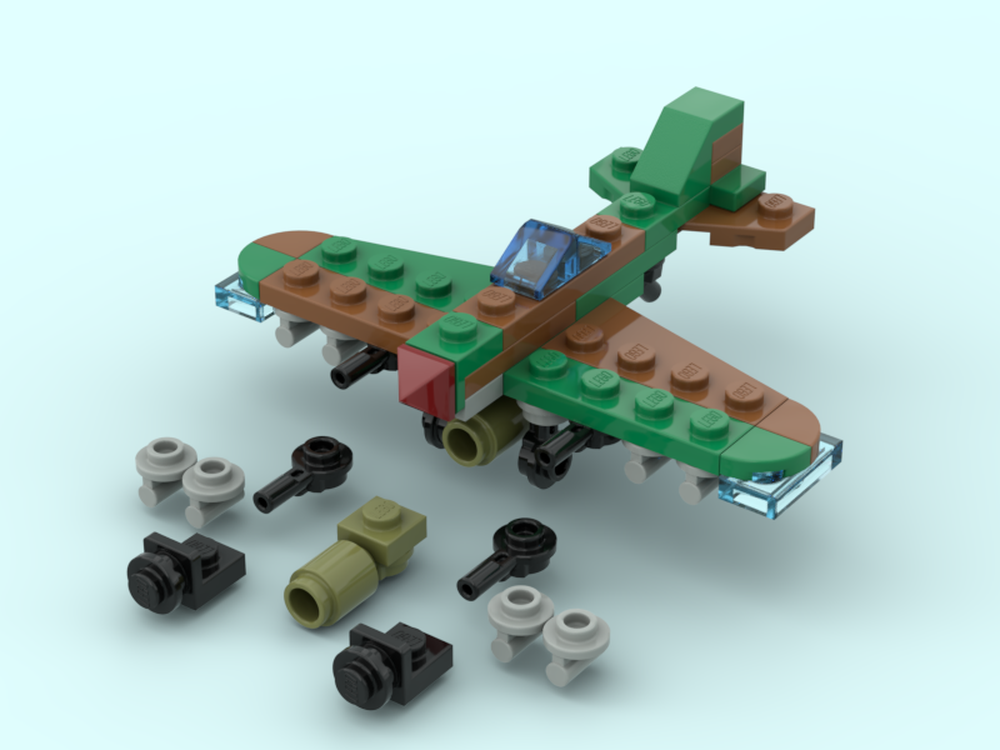 LEGO MOC Mini Spitfire (MK-24) by Mr_Mnoymen | Rebrickable - Build with ...