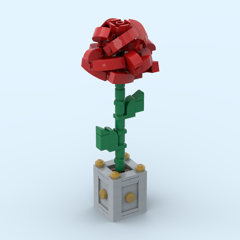LEGO MOC Rose by tomtoms_design | Rebrickable - Build with LEGO