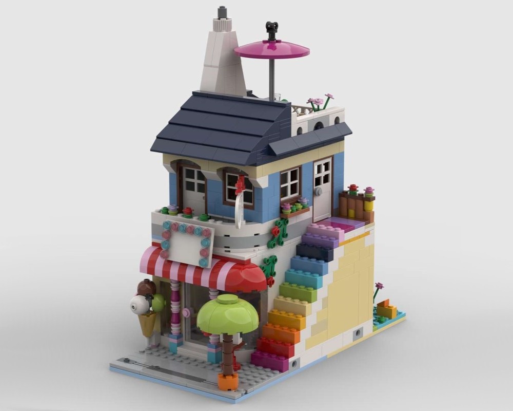 LEGO MOC-104532 Friends Cafe Modular by icedragonj | Rebrickable ...