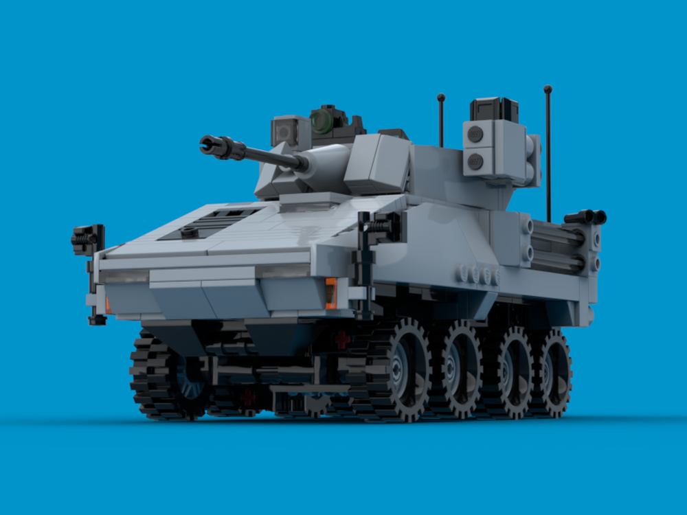 Lego Moc Infantry Fighting Vehicle By Somerslego Rebrickable Build