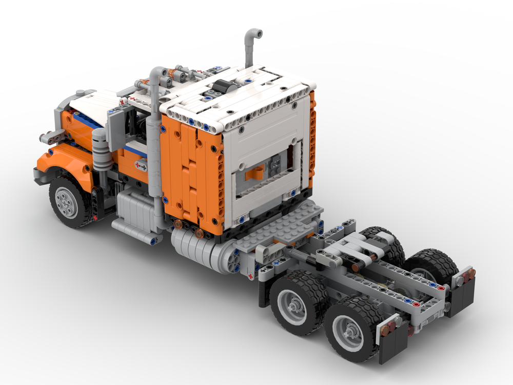 LEGO MOC 42128- Alternative- American Semi truck by DamianPLE Technic ...