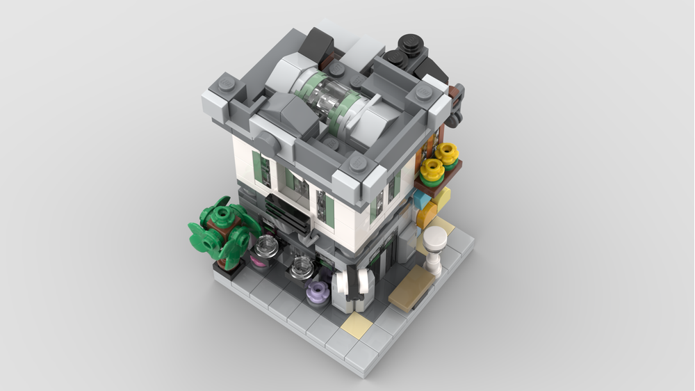 Lego Moc Mini Modular 10251 Brick Bank By Christromans Rebrickable
