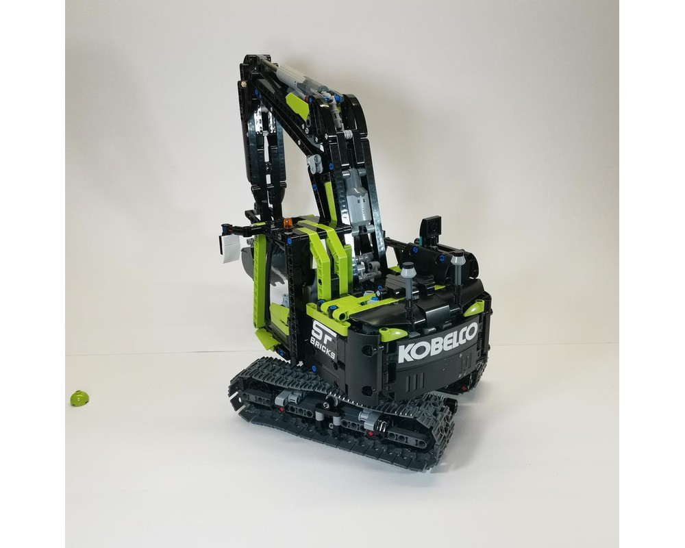 Lego Moc Compact Excavator Rc By Sfbricks Rebrickable Build With Lego