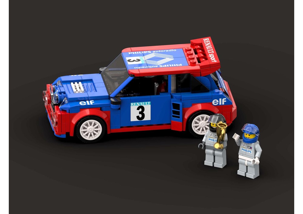 LEGO MOC Renault 5 Maxi Turbo - Speed Champions 8 Studs wide by AbFab74 ...