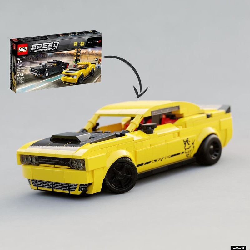 LEGO MOC-104666 `18 Dodge Challenger 75893 Mod by w35wvi | Rebrickable ...