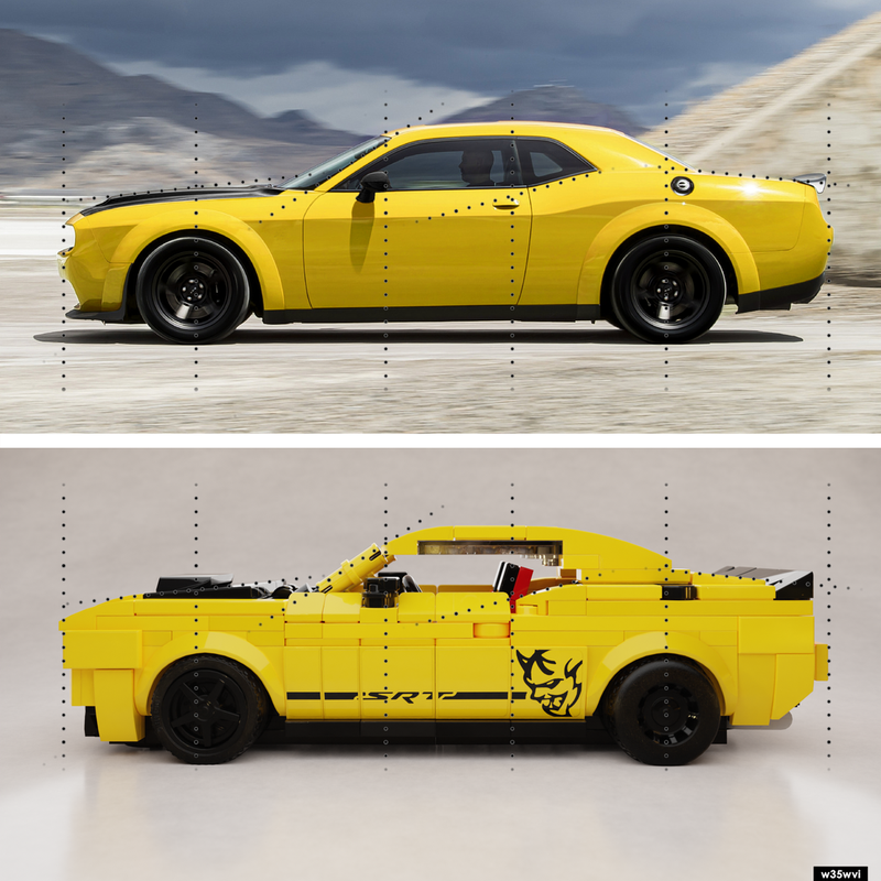 LEGO MOC `18 Dodge Challenger 75893 Mod by w35wvi | Rebrickable - Build ...
