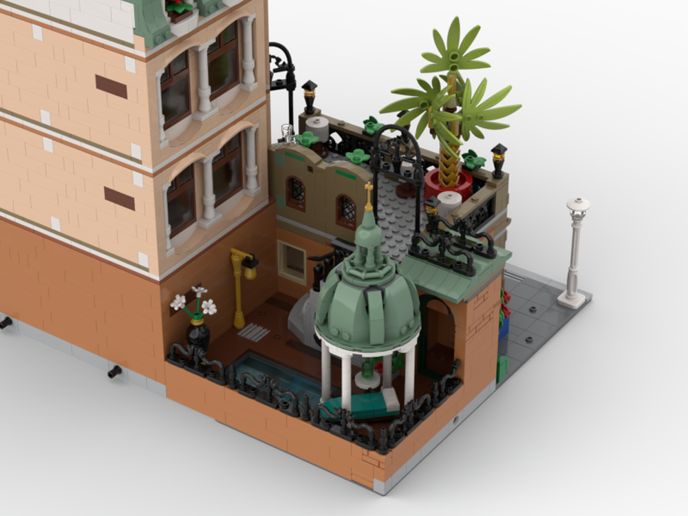 LEGO MOC Boutique Hotel Extension by Legofan21 | Rebrickable - Build ...