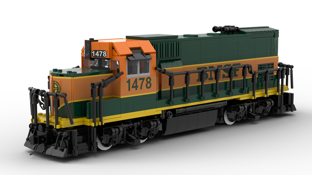 LEGO MOC BNSF GP15 by Yellow.LXF | Rebrickable - Build with LEGO