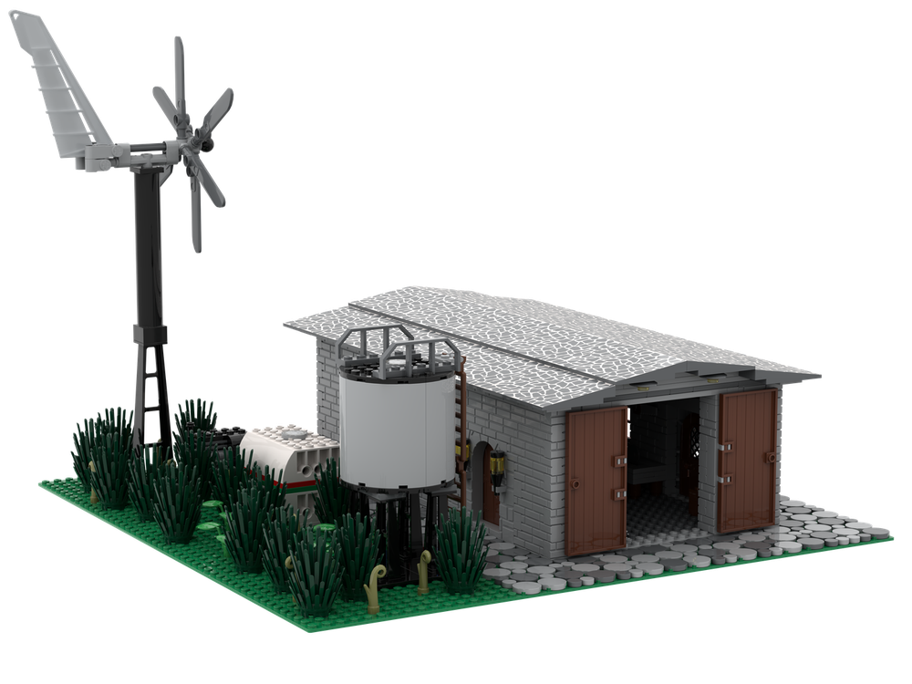 LEGO MOC Outback Shed with Workshop by LBBDE | Rebrickable - Build with ...