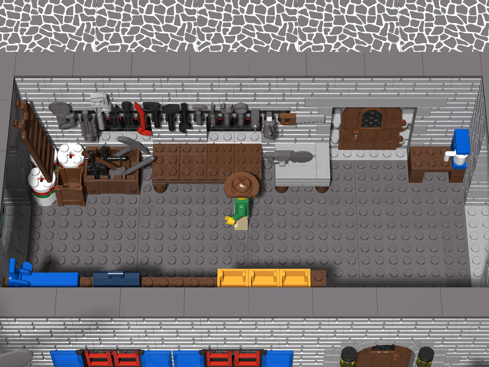 LEGO MOC Outback Shed with Workshop by LBBDE | Rebrickable - Build with ...