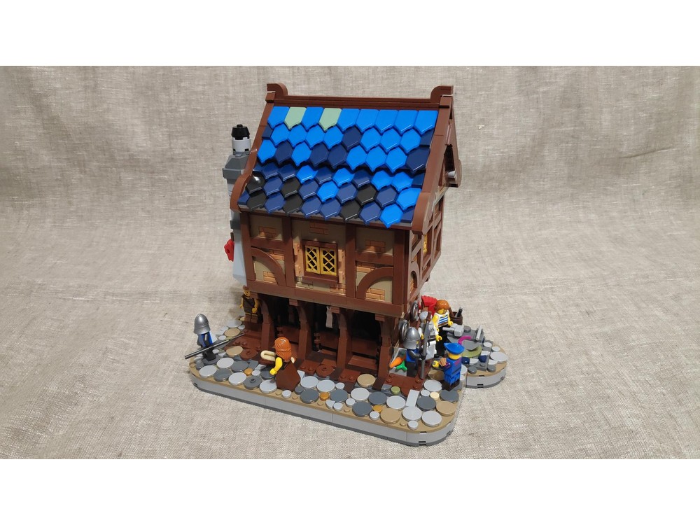 LEGO MOC Medieval Castle: Stables by Fantasts | Rebrickable - Build ...