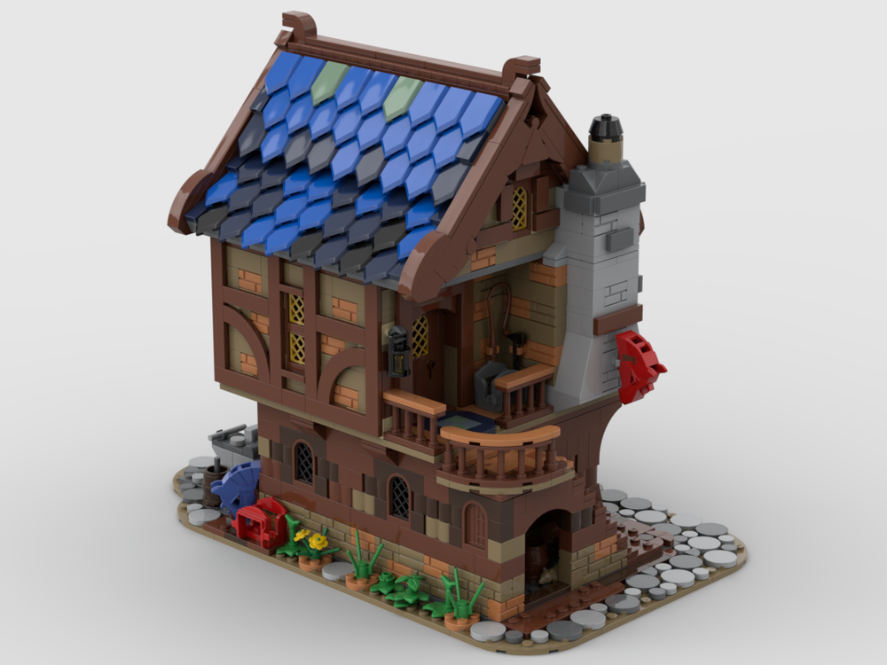 LEGO MOC Medieval Castle: Stables by Fantasts | Rebrickable - Build ...