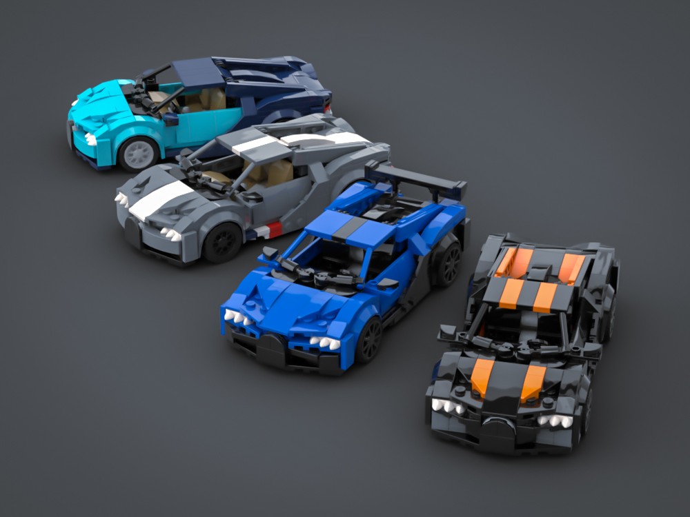 LEGO MOC Bugatti Chiron Bundle by NV Carmocs | Rebrickable - Build with ...