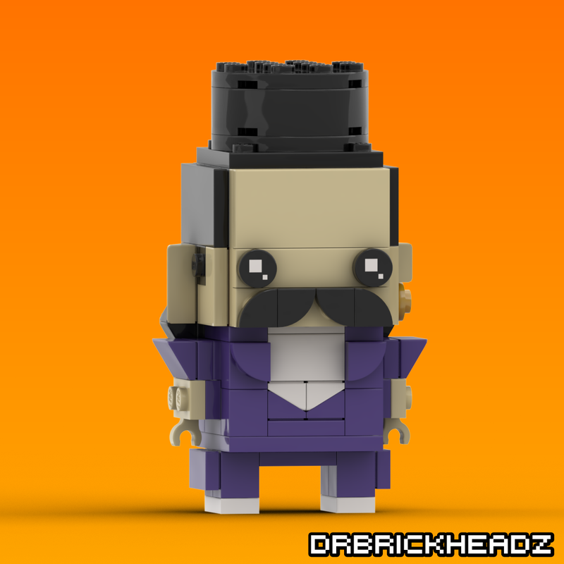 LEGO MOC Balthazar Bratt (Despicable Me 3) Brickheadz by DrBrickheadz ...