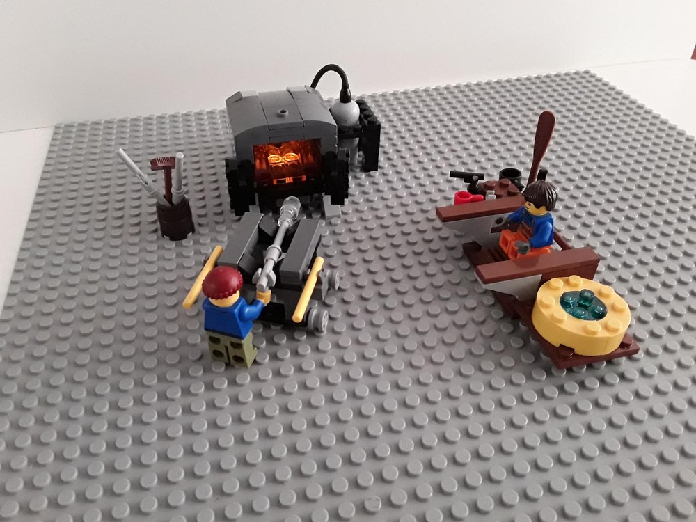 LEGO MOC Glass Blowing Studio by LegoOri | Rebrickable - Build with LEGO