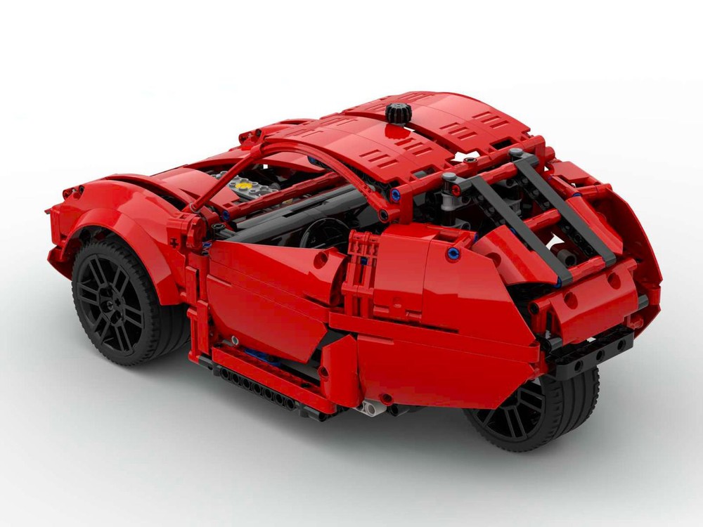 Lego Moc Three Wheel Car By Paave Rebrickable Build With Lego