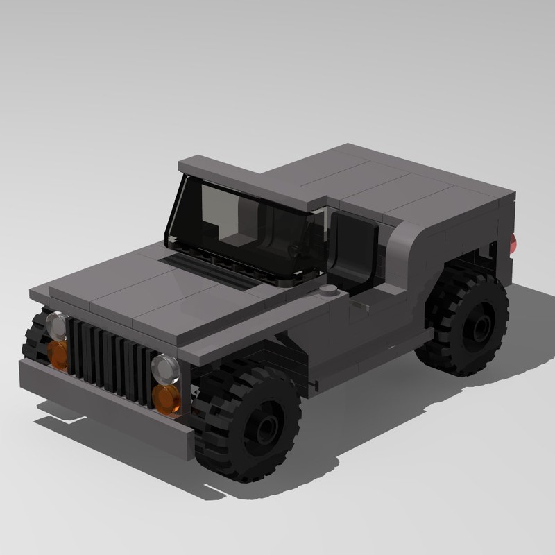 LEGO MOC 60182 Jeep By Perbonde 8 wide Mod by EnzoBricks | Rebrickable ...
