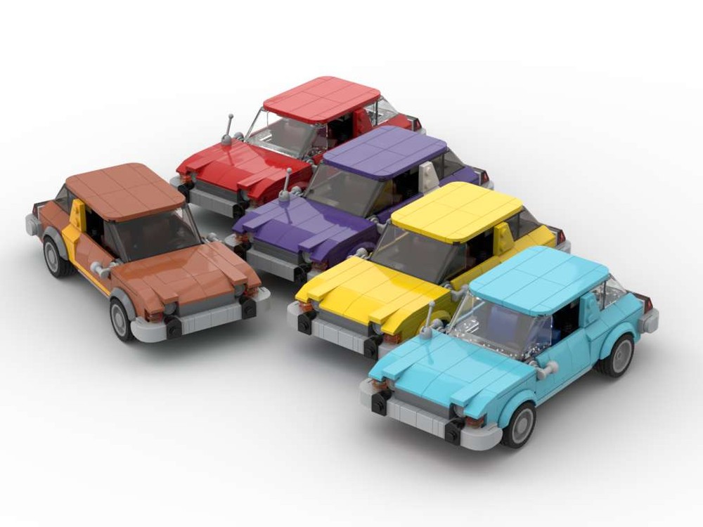 LEGO MOC AMC Pacer - Set of Five Colors by IBrickedItUp | Rebrickable ...