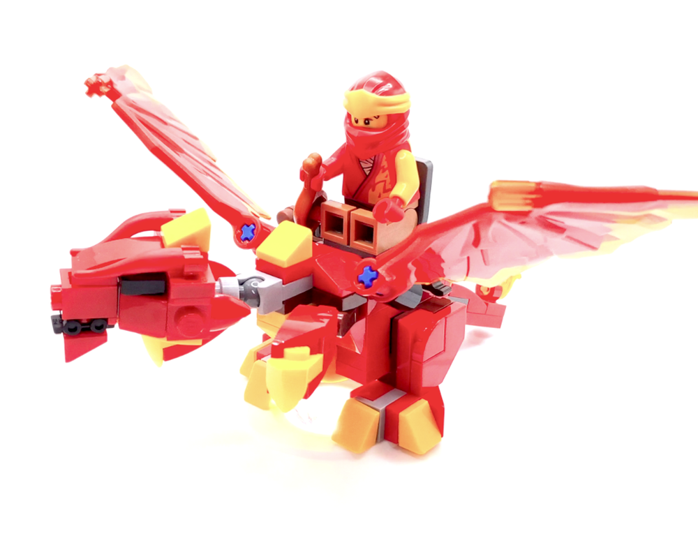 LEGO MOC Mini Fire Dragon by Brick Daimyo | Rebrickable - Build with LEGO