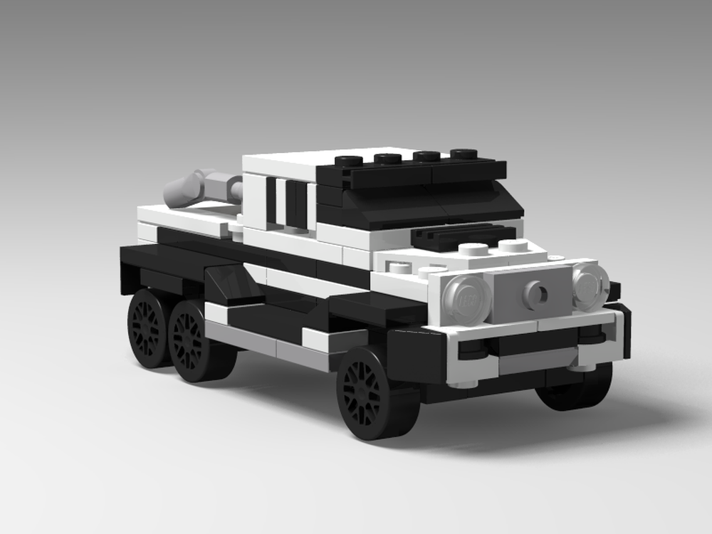 LEGO MOC 2013 Mercedes-AMG G63 6x6 by HATNAN | Rebrickable - Build with ...