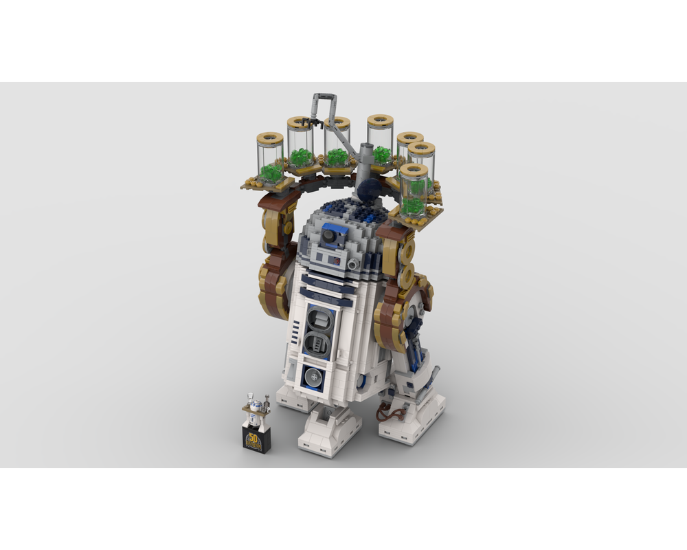LEGO MOC R2-D2 Drinking Tray by TIEbreak | Rebrickable - Build with LEGO