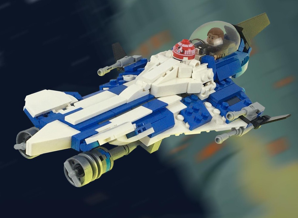 LEGO MOC Azure Angel Delta 7 Starfighter by 2bricksofficial ...