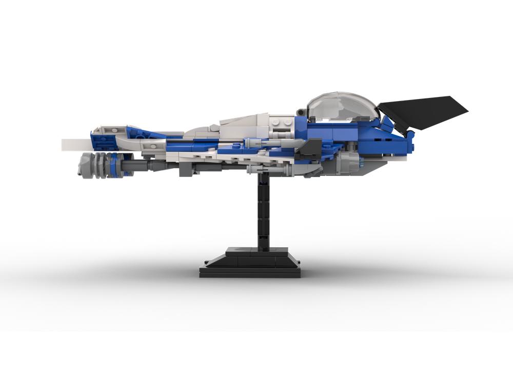 Lego Moc Azure Angel Delta 7 Starfighter By 2bricksofficial