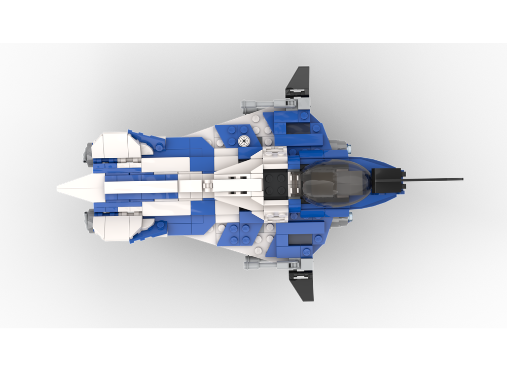 Lego Moc Azure Angel Delta 7 Starfighter By 2bricksofficial